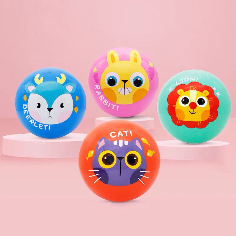 Baby Or Kids Animal Cartoon Inflatable Pat Ball Rubber Ball Toys Kids ...