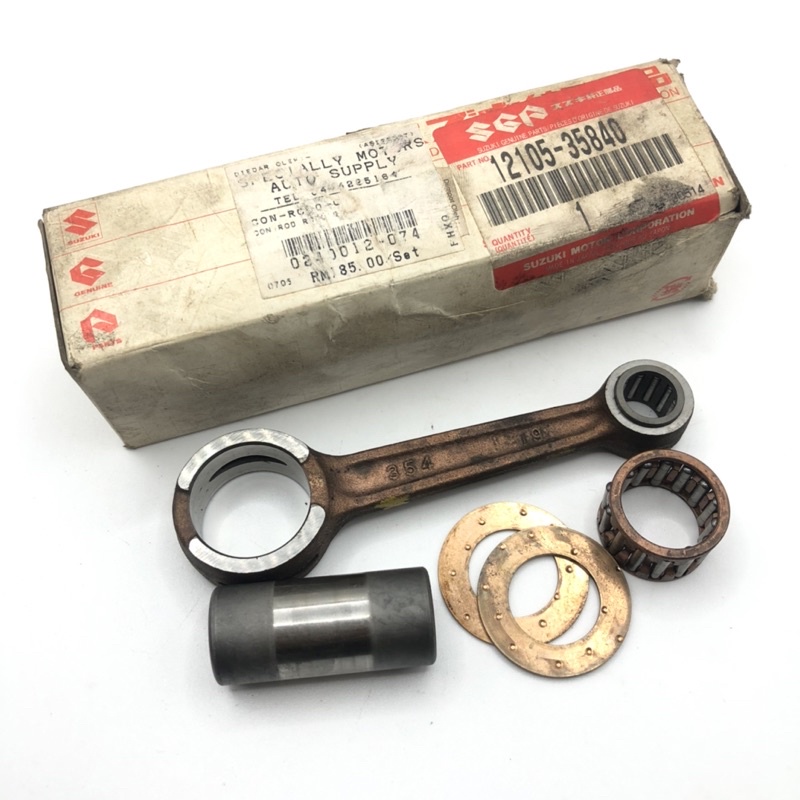 SUZUKI RC80 / RC100 CON ROD 100% ORIGINAL JAPAN RC80 / RC100 CONROD ...