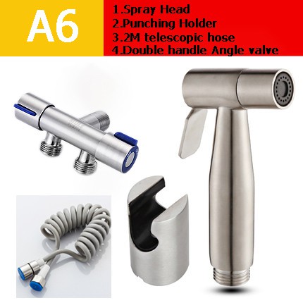『STEEL GUARD』304 stainless steel spray head set Toilet Bidet Sprayer ...