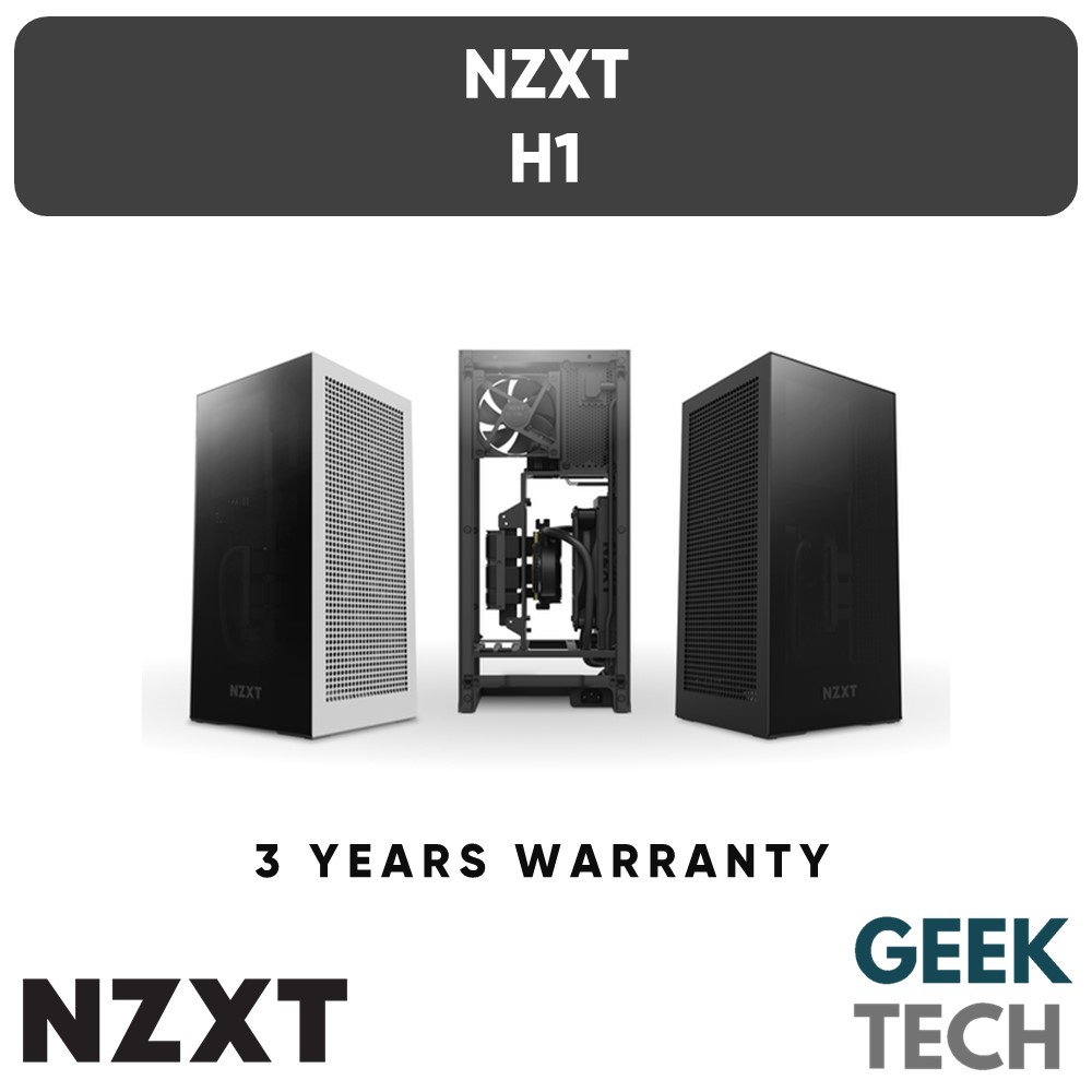 NZXT H1 v2 Mini-ITX Case - 15.6-liter Compact Size / 140mm AIO / SFX-L ...