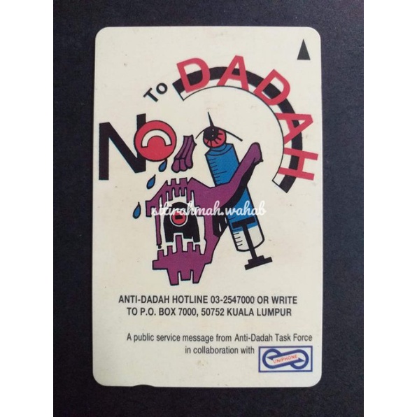 Used Uniphone Card Anti Dadah | Shopee Malaysia