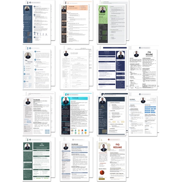 Template Hybrid Resume & CV | Shopee Malaysia