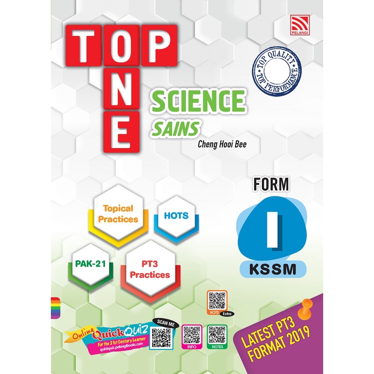 (PELANGI) TOP ONE TINGKATAN 1 SAINS (SCIENCE) | Shopee Malaysia