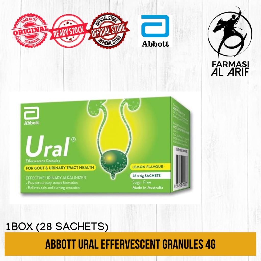 Abbott Ural Effervescent Granules 4g Box Shopee Malaysia