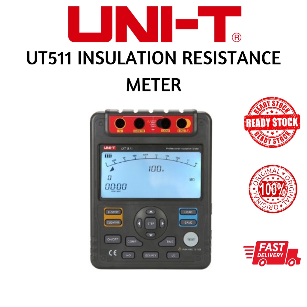 UNI-T UT511 Insulation Resistance Meter | Shopee Malaysia
