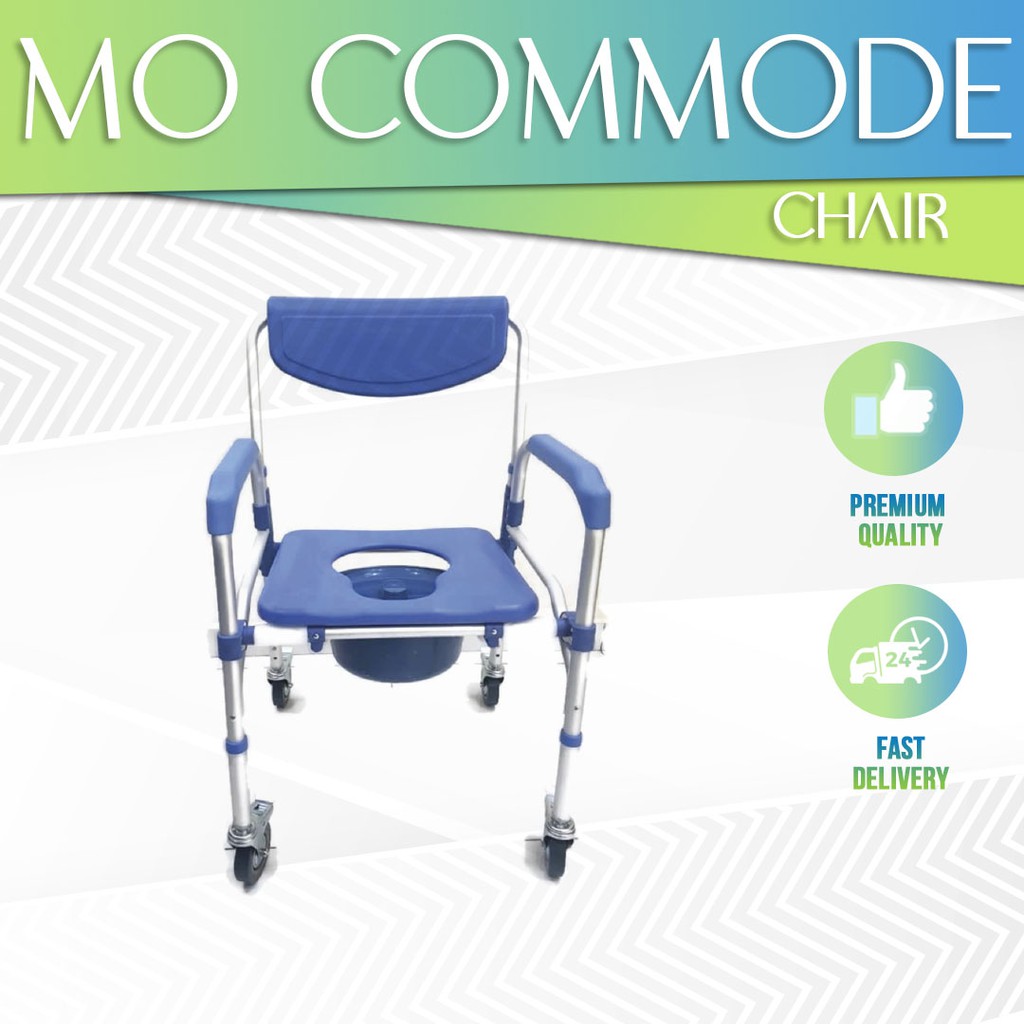Aluminium Commode Mobile Chair | Shopee Malaysia