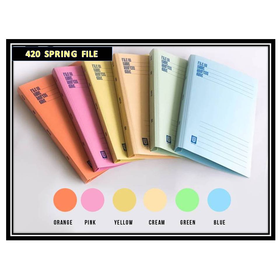 (ESA) LION 420 MANILA SPRING FILE(SET OF 10) | Shopee Malaysia