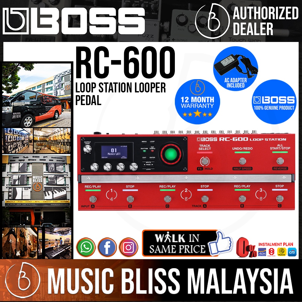 Boss RC-600 Loop Station Looper Pedal (RC600) | Shopee Malaysia