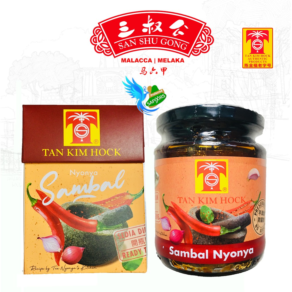 TAN KIM HOCK NYONYA SAMBAL MALACCA | SAMBAL NYONYA TAN KIM HOCK | 马六甲陈金福郑娘惹厨房娘惹叄峇 | Shopee Malaysia