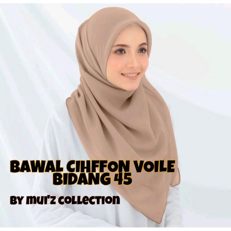 TOP SELL‼️ Bawal Chiffon Voile Premium Gred A by muiz collection Top ...
