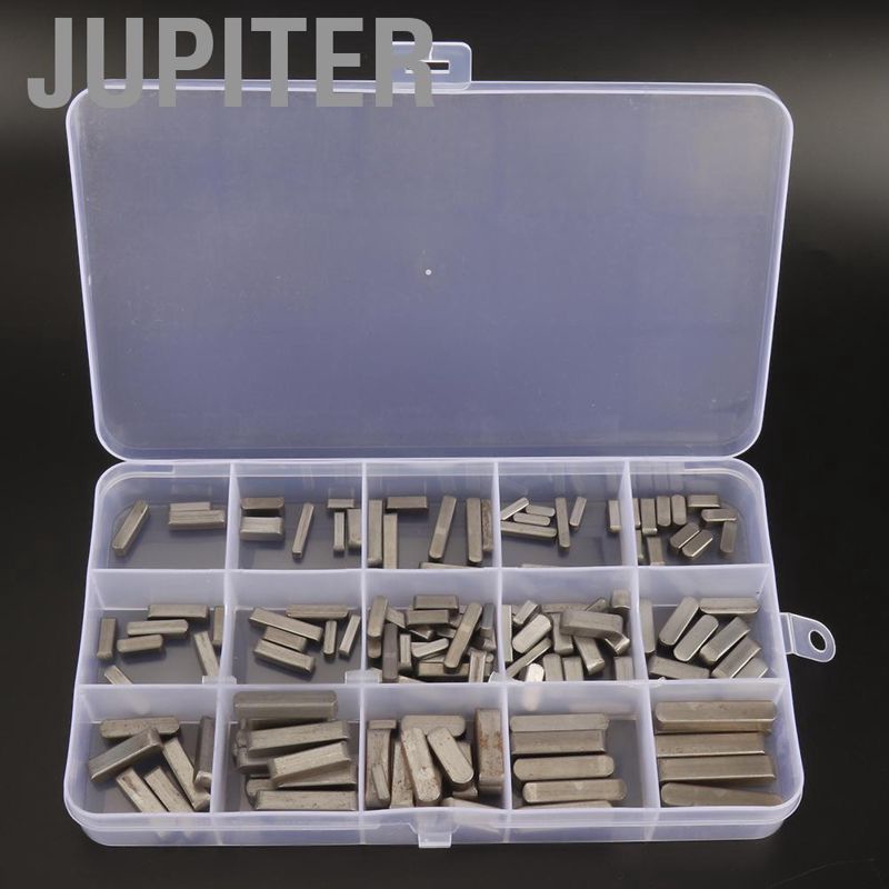 Jupiter Assortment of steel machine keyway 140PCS Parallel parallel ...