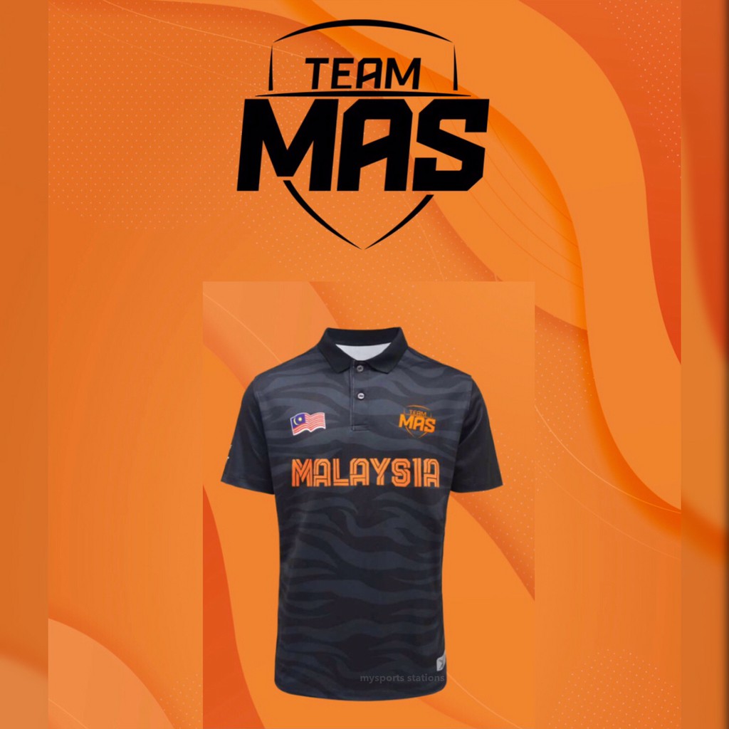 TEAM MAS DEMI MALAYSIA POLO T-SHIRT SHORT SLEEVE (LIMITED EDITION) 100% ORIGINAL (READY STOCK ...