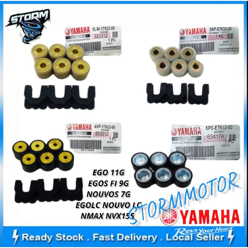 YAMAHA WEIGHT ROLLER DRIVE ROLLER COPPER EGO EGOS EGOS FI NOUVOLC NOUVO ...