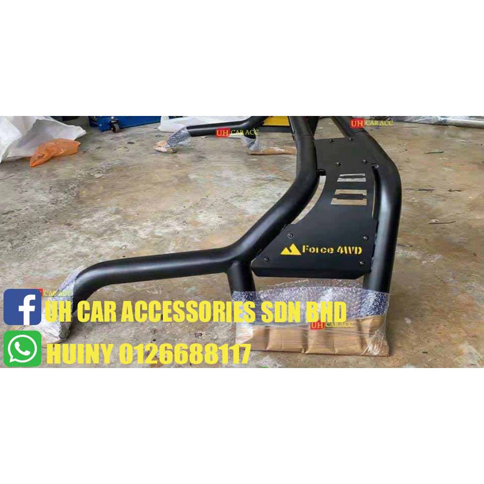 Nissan navara np300 (FORCE) trd roll bar sport bar rollbar with led ...