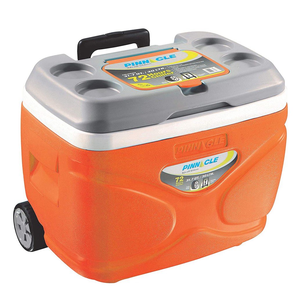 Original Pinnacle Prudence 30L Cooler Box With Wheels /Container Hard ...