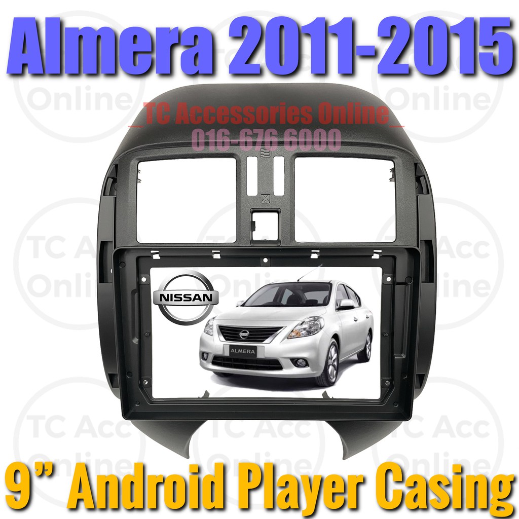 Nissan Almera 2011-2019 9/10 inch 9"/10" Android Player Radio Casing ...
