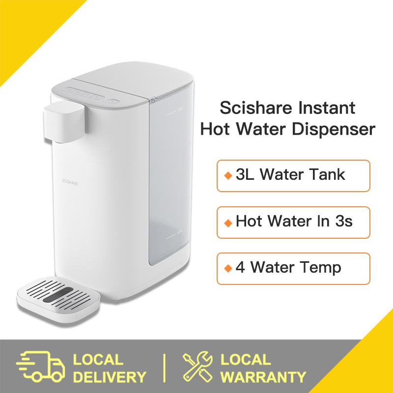 Scishare Smart Instant Heating Water Dispensers 3L Capacity For Home ...