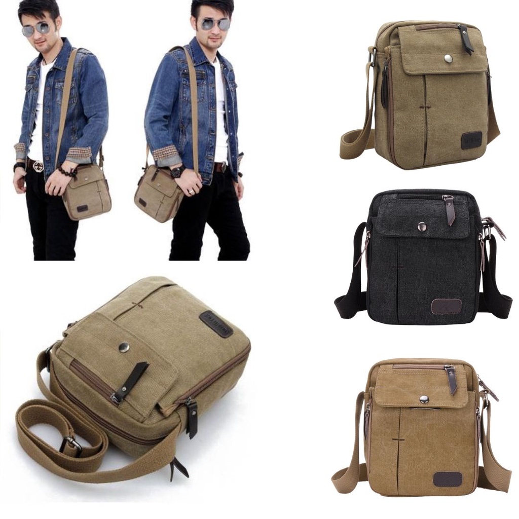 Casual Sling Men Bag Man Crossbody Shoulder Outing College Student ...