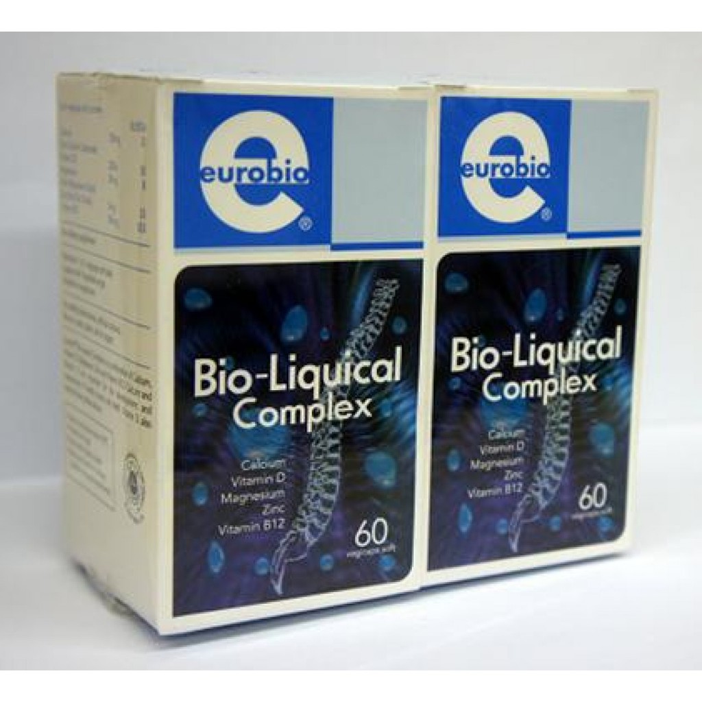 Eurobio Bio-Liquical Complex 60 Vegicaps x 2 | Shopee Malaysia