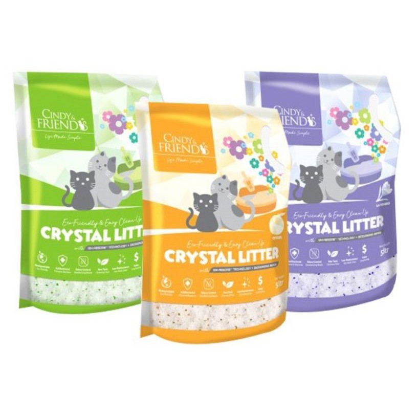 Cindy & Friend Crystal Cat Litter 5L | Shopee Malaysia