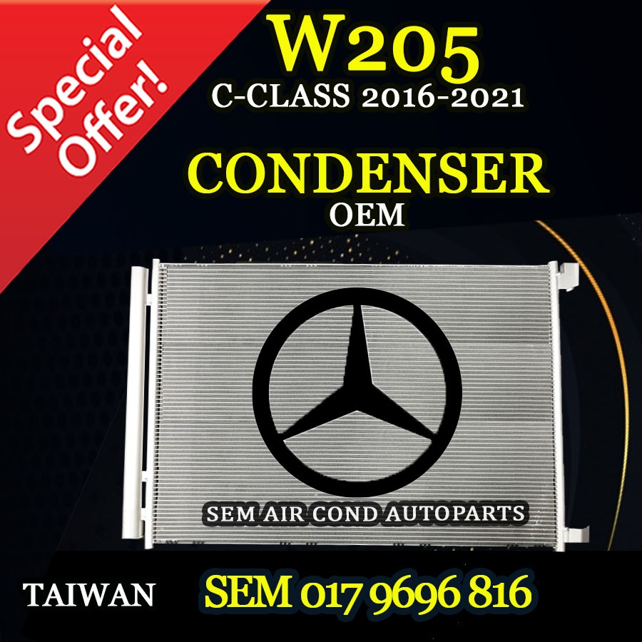 MERCEDES-BENZ W205 C-CLASS 2016 - 2021 YEAR OEM TAIWAN NEW CONDENSER ...