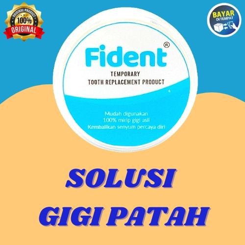 !! Fident Teeth Repair Kit For Broken Teeth / Perforated Teeth | Shopee ...