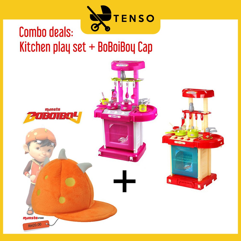Big Kitchen Playset + Boboiboy Cap [Bundle] | Shopee Malaysia