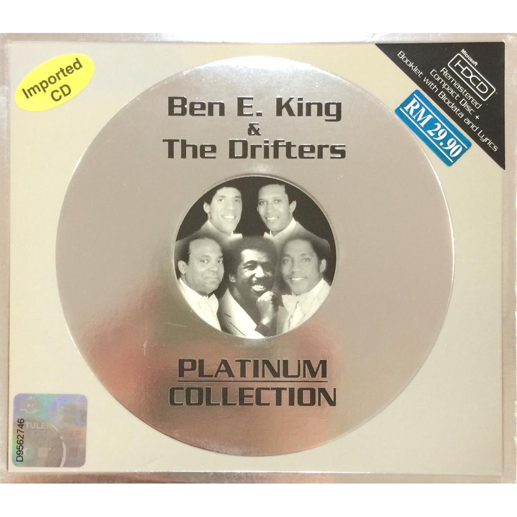 English CD BEN E.KING & THE DRIFTERS - PLATINUM COLLECTION (CD ...