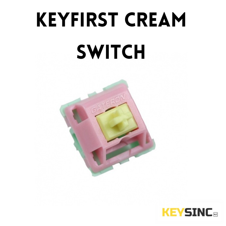Keyfirst Cream Linear Switch Ready Stock 1pcs | Shopee Malaysia