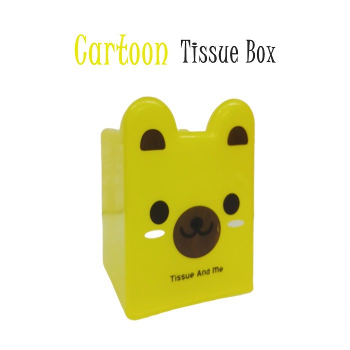 Plastic Tissue Box Creative Cute Cartoon Square Tissue Box Tissue ...
