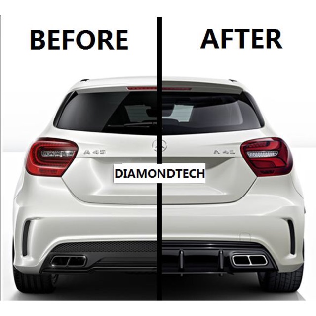 Mercedes benz w176 non facelift convert facelift rear led tail lamp ...