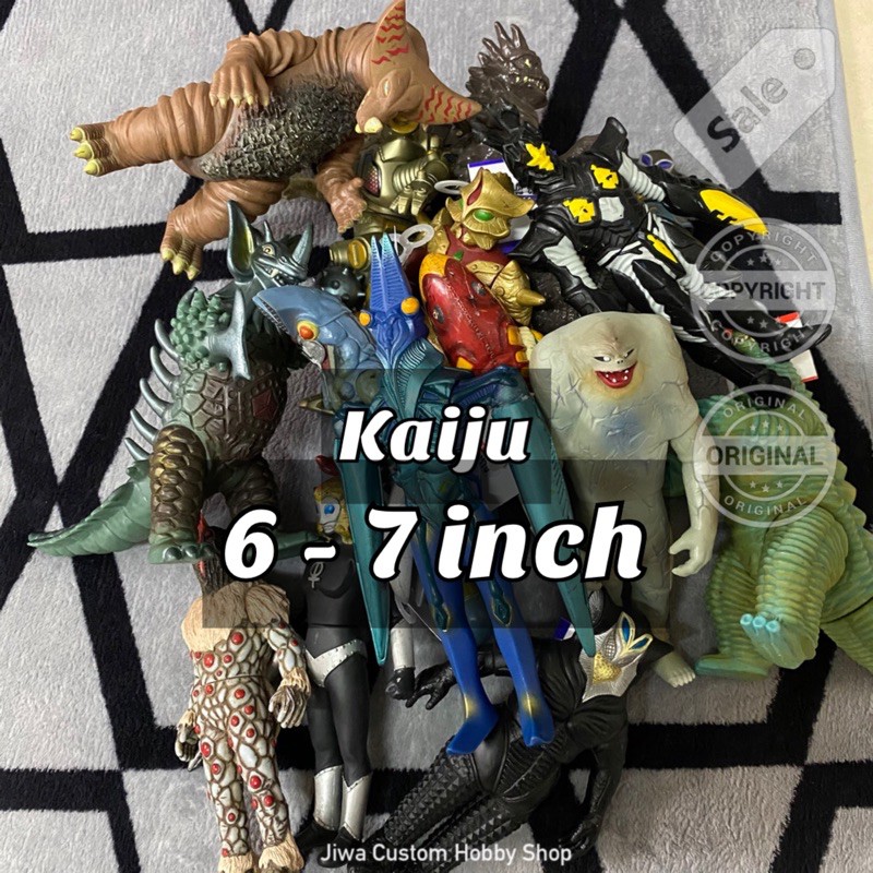 Original Bandai Kaiju Series 6.5inch (a lot of character,slide to ...