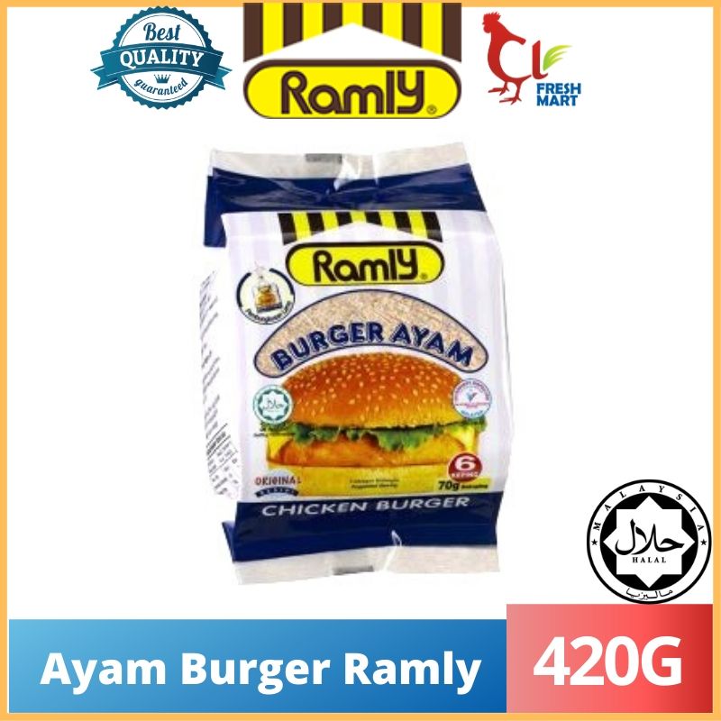 Original Ramly Chicken Burger (420g) 70g/6pcs | Shopee Malaysia