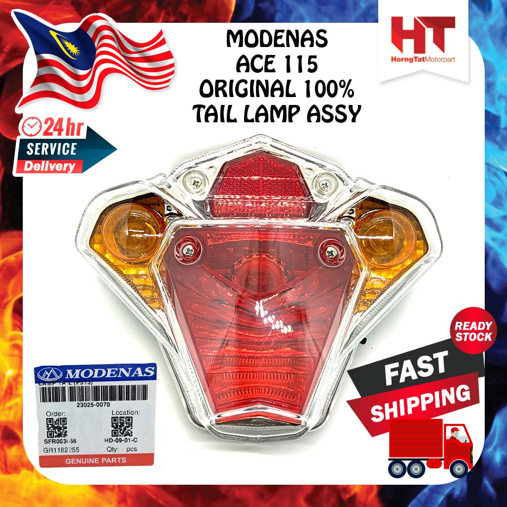 MODENAS ACE 115 ORIGINAL 100% TAIL LAMP ASSY | Shopee Malaysia