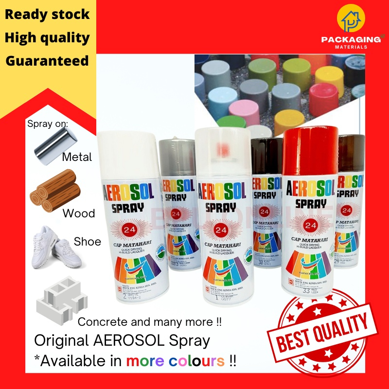 12 bottle Original AEROSOL MATAHARI Spray Paint | Shopee Malaysia