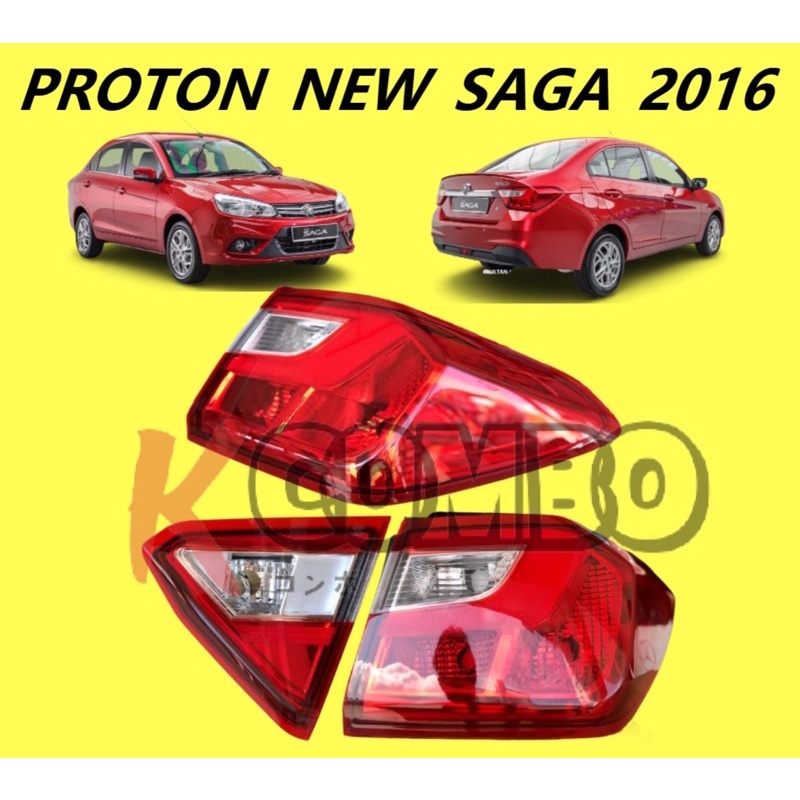 PROTON SAGA VVT 2016-2020 TAIL LAMP / LAMPU BELAKANG | Shopee Malaysia