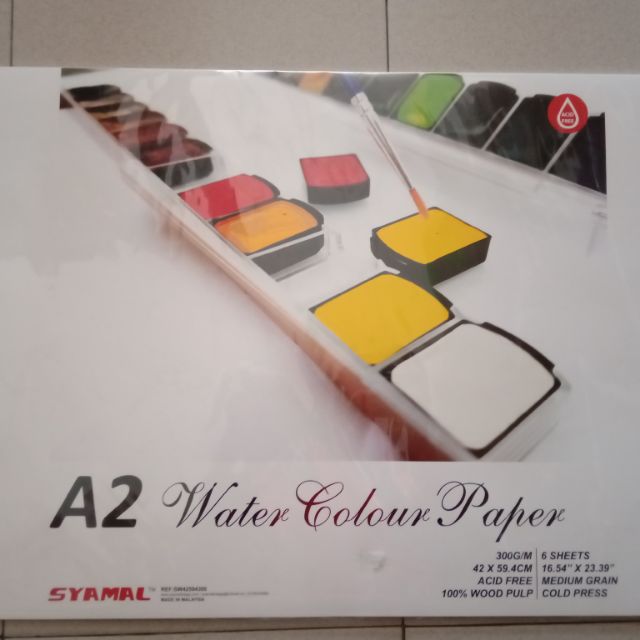 SYAMAL A2 WATERCOLOUR PAPER | Shopee Malaysia