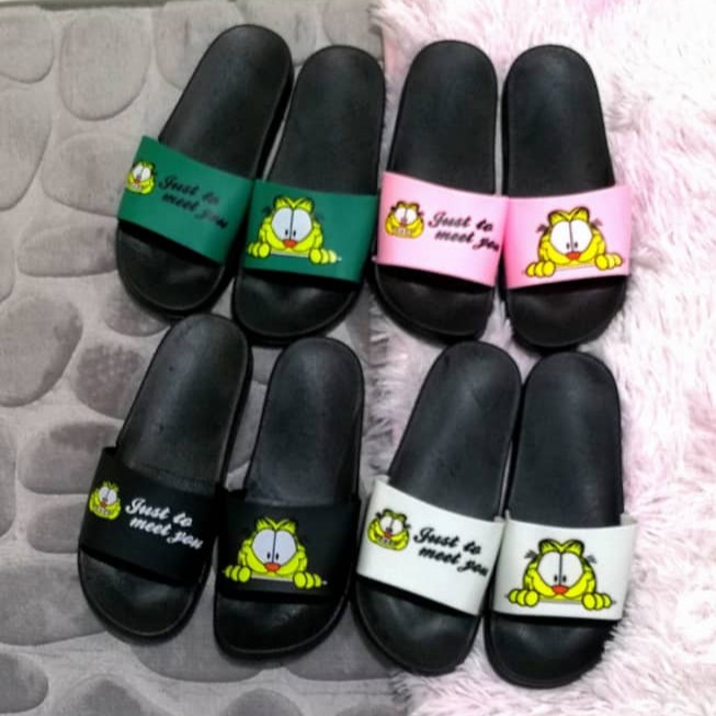Garfield Design sandals and slippers women. | Shopee Malaysia