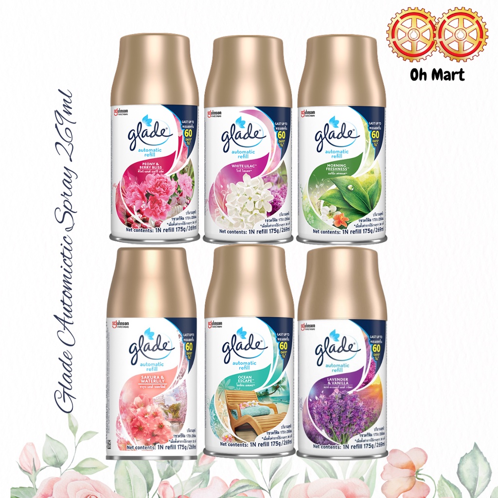 Glade Automatic Spray Refill Assorted Fragrance 269ml | Shopee Malaysia