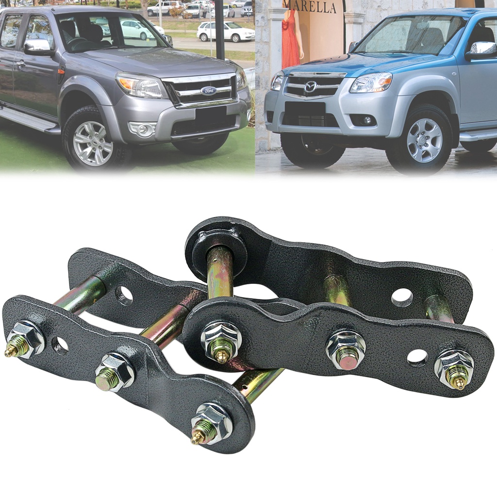 2" Rear Greasable Extended Shackles Lift Kit For Ford Ranger WL T4 T5 ...