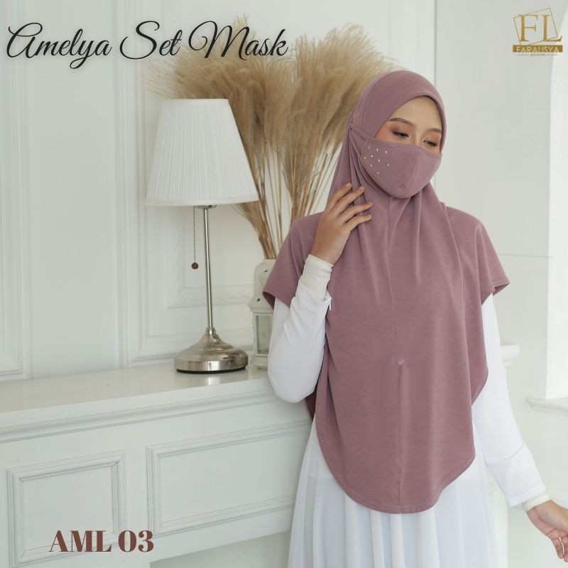 💥TUDUNG MASK AMYLIA 💥 FREE FACE MASK ADA POKET FILTER | Shopee Malaysia
