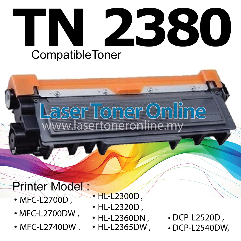 TN 2380 TN2380 Compatible Bro HL L2300D L2320D L2360DN L2365DW DCP ...