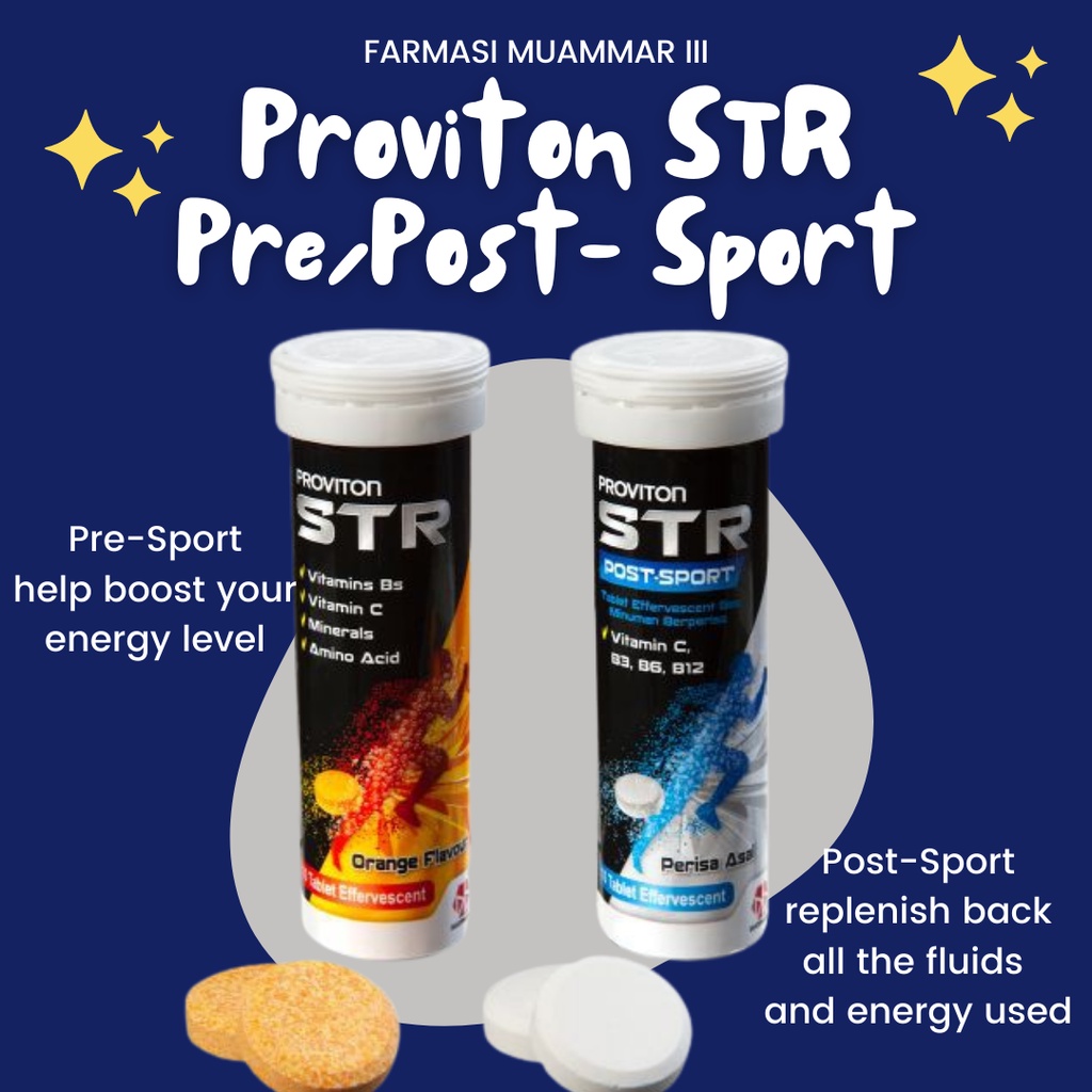 Proviton STR Post/Pre-Sport 10's | Shopee Malaysia