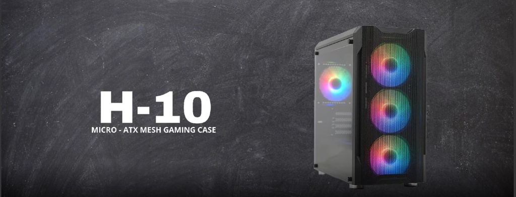 Invasion H10 (MATX Gaming Case) | Shopee Malaysia
