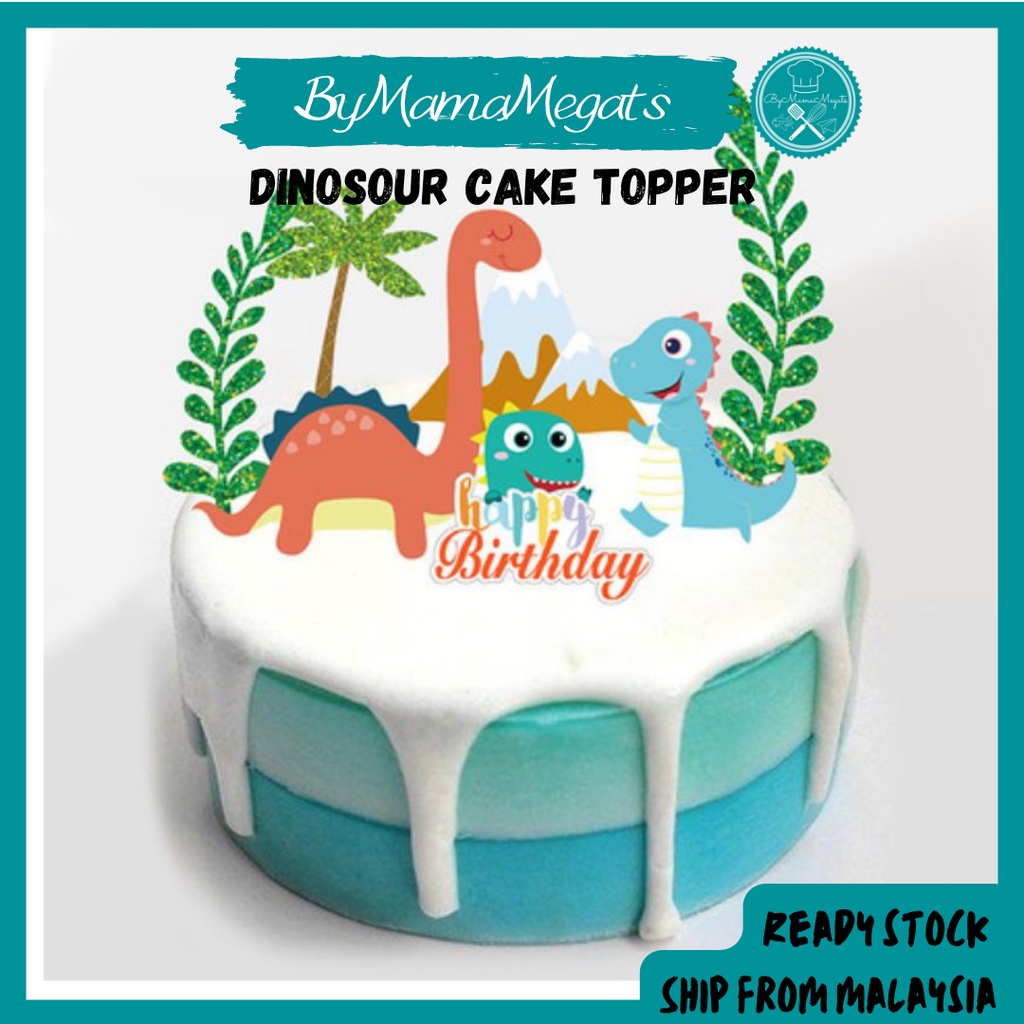 ByMamaMegats Dinosour Sea Life DIY Jurassic World Bithday cake topper ...