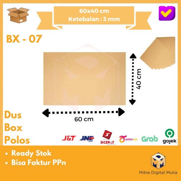 Cardboard Box Plain Sheet BX-07 60x40 Packaging Packing Package ...