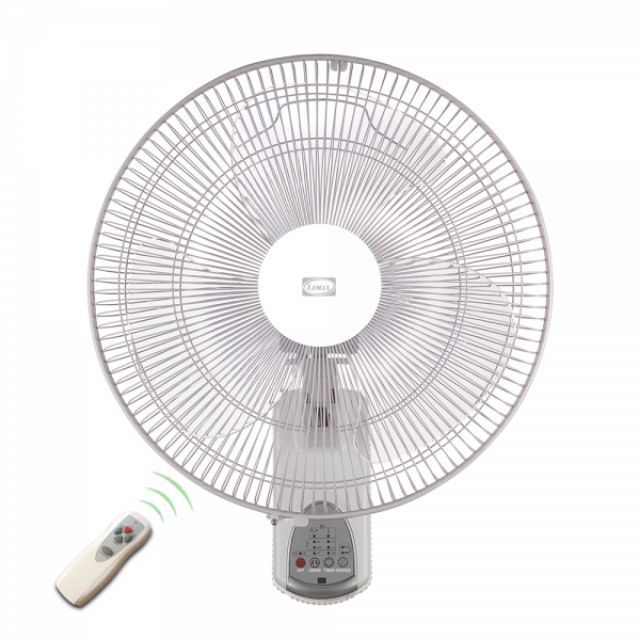 WF-40R Lemax 16Inch Figure 8 Oscillation Wall Fan With Remote Control ...