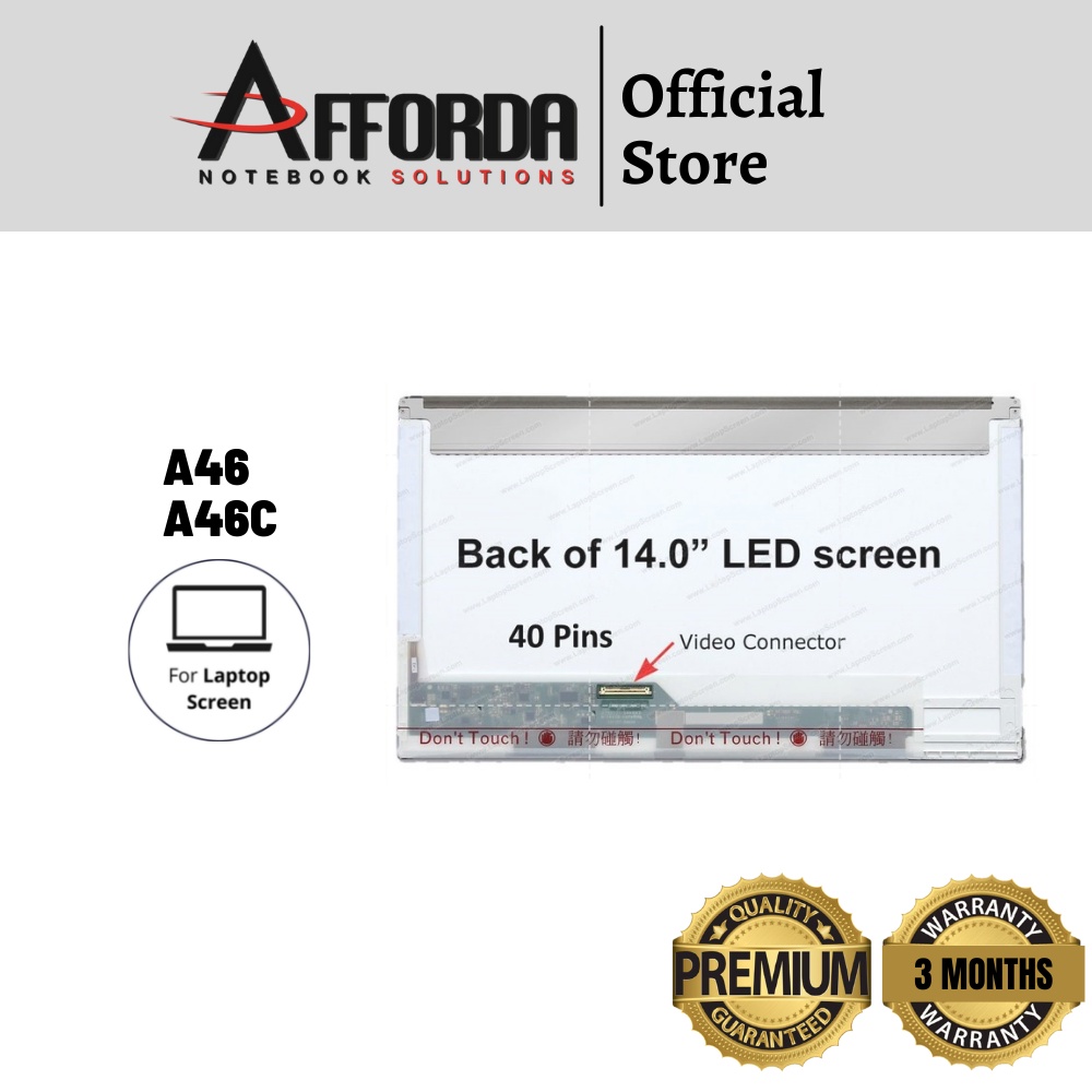 Asus A46 A46C A46V K45 K45D K45V A45 A45D A45V X45 X45C A43 A43B A43J ...