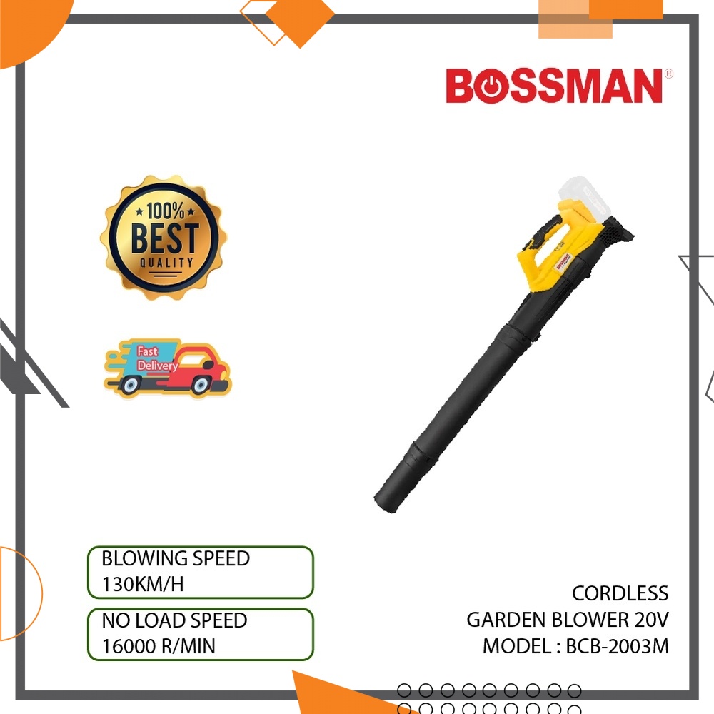 BOSSMAN BCB-2003M 20V CORDLESS GARDEN BLOWER 16000RPM (SOLO/SET ...