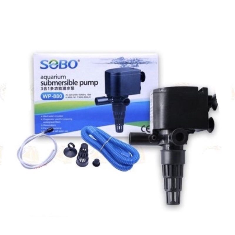 SOBO WP-880 / WP-1880 / WP-2880 / WP-3880 / WP-4880 SUBMERSIBLE FILTER ...